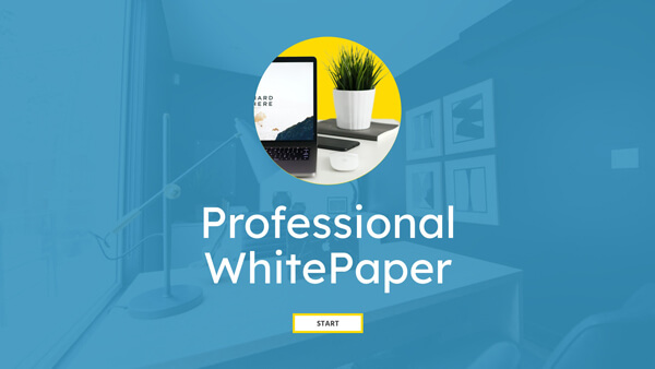 Professionelles whitepaper | Vorlagen von Genially